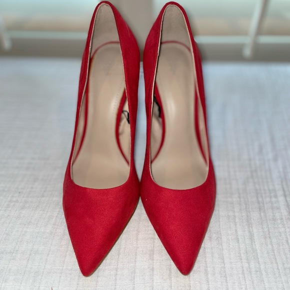 H&M | Shoes | Hm Red Stiletto Heels | Poshmark